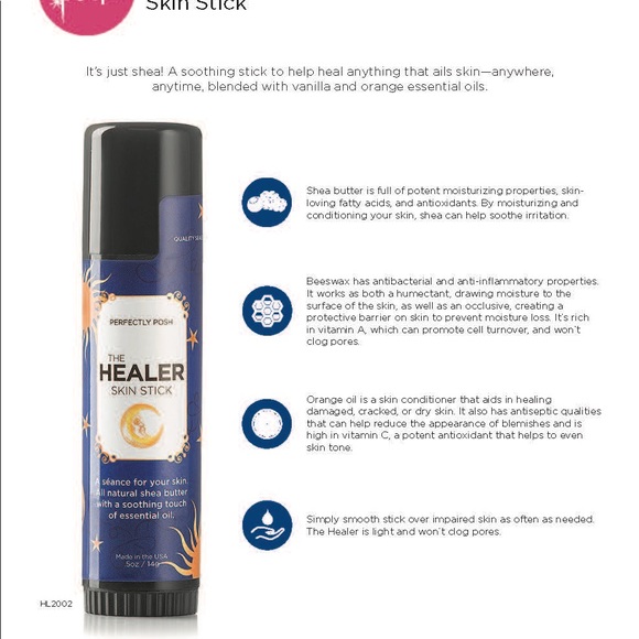 Other | Perfectly Posh Skin Stick The Healer | Poshmark